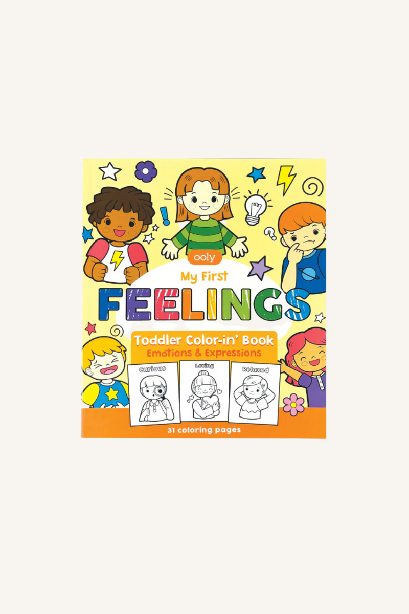 Coloring book my first feelings - Ooly – Very Feliz